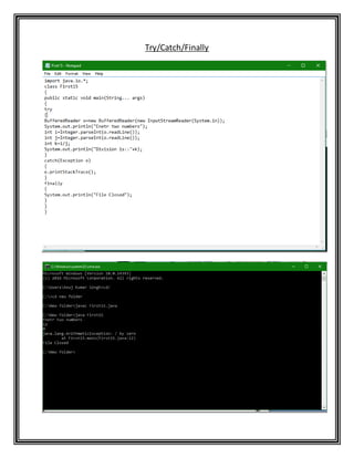 Scanner,BufferedReader,Applet | DOCX | Programming Languages | Computing