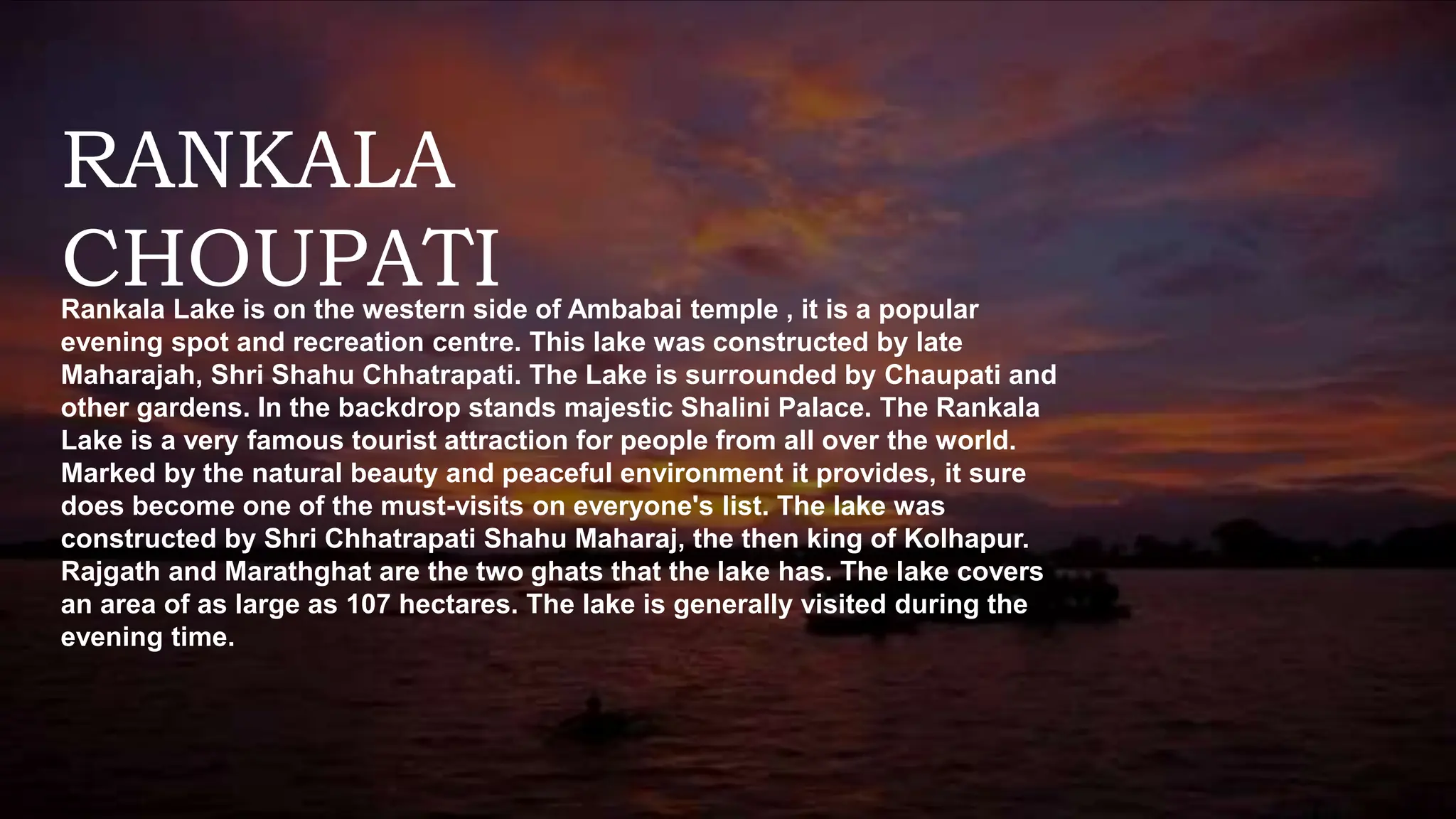 Kolhapur Tourism. Various places which have a whole heart of kolhapuri people | PPTX