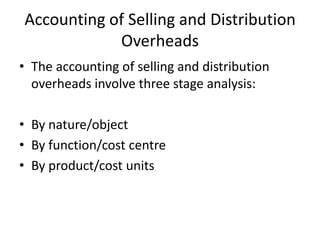 Anuj costing and control of administrative, selling | PPTX