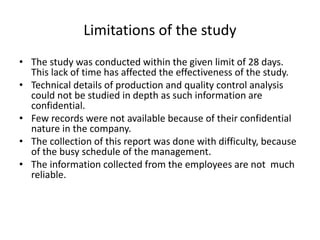 Anuja organiations study at unipower transformer | PPTX