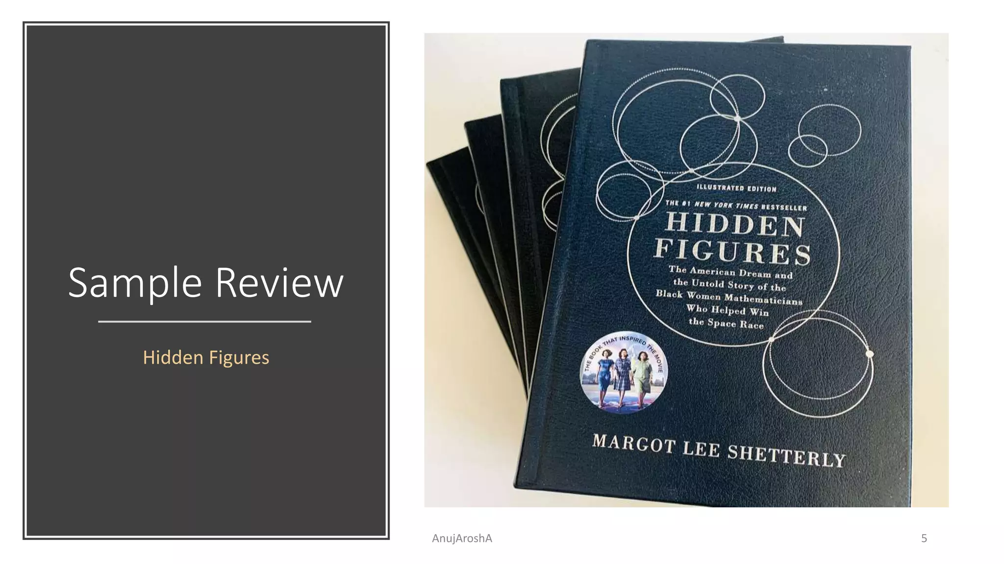 Book Review (Hidden Figures) | PPTX