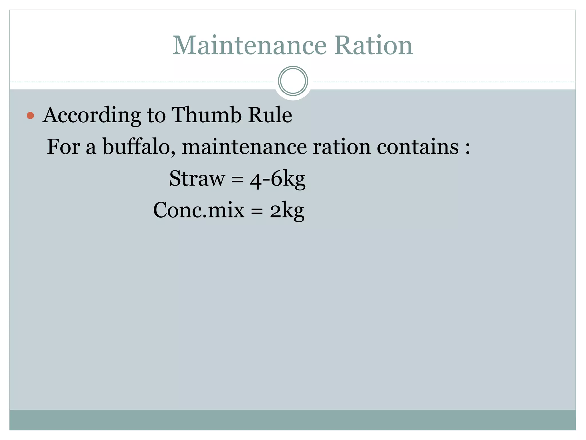 feeding management og high yielding buffaloes | PPTX