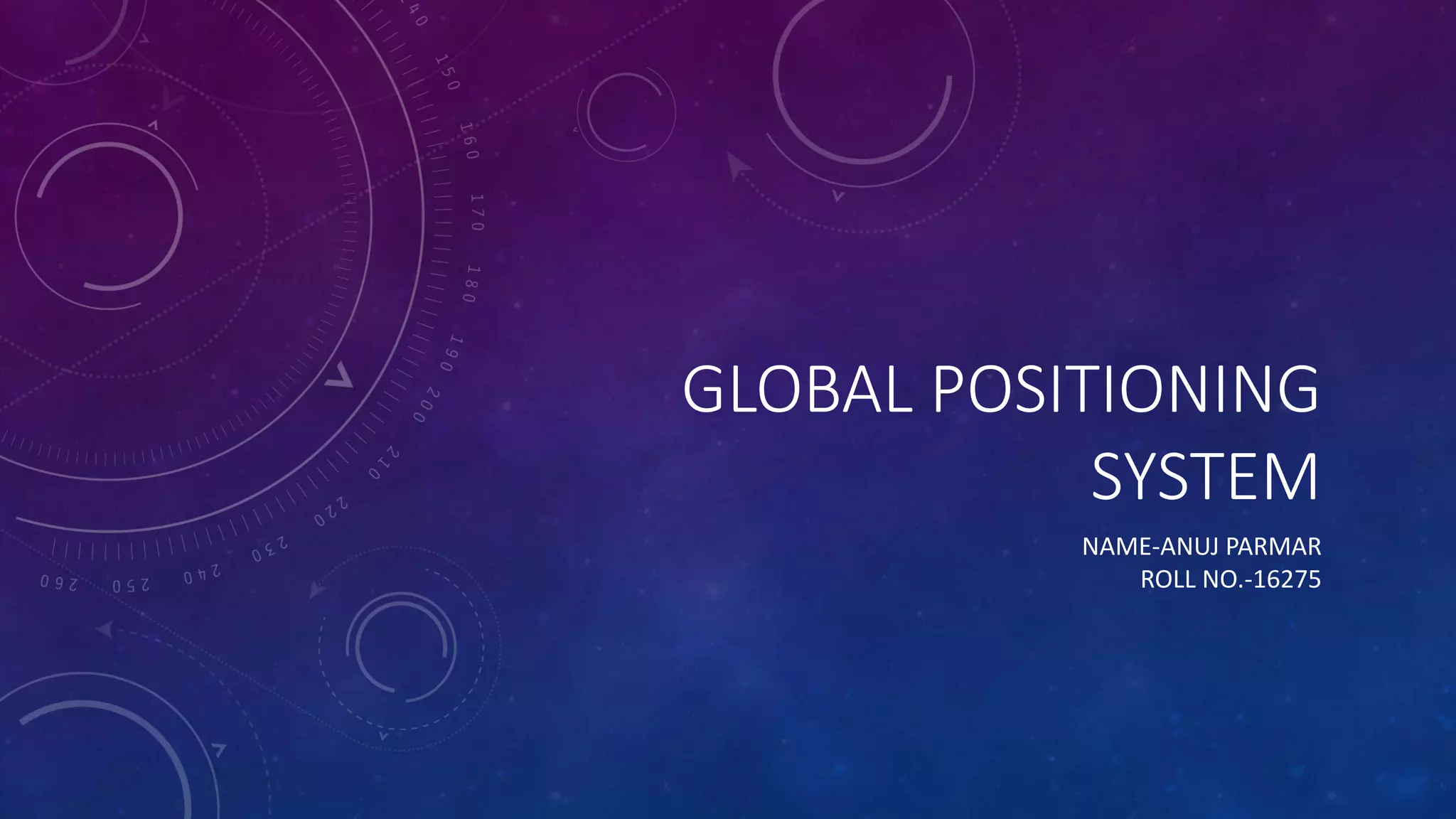Global Positioning System (GPS) | PPTX