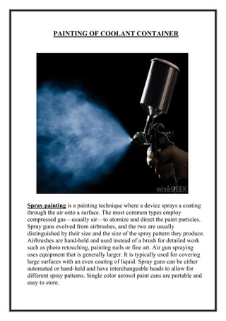 Project Report on Automatic Coolant System For Drilling Machines | PDF