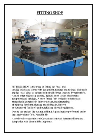 Project Report on Automatic Coolant System For Drilling Machines | PDF