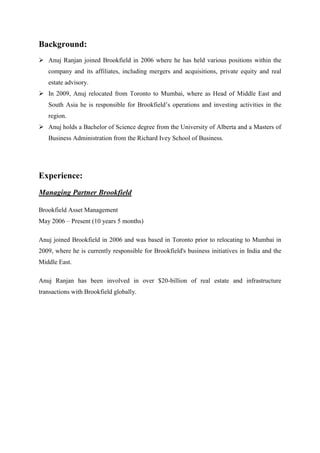 Anuj ranjan | PDF | Developmental Sites | Real Estate