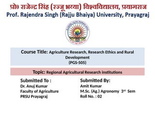 Agricultural institution of ICAR ethics ppt.pptx