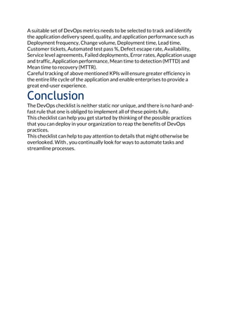 An Ultimate 10 Point DevOps Checklist for your Organization.pdf