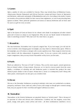 An ultimate guide to gem classification