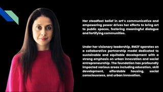 Anu Menda - Managing Trustee, RMZ Foundation | PPT