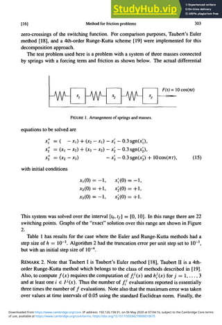 A Numerical Method For Friction Problems With Multiple Contacts | PDF
