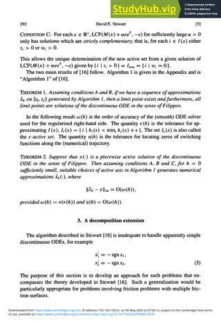 A Numerical Method For Friction Problems With Multiple Contacts | PDF