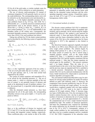 A Numerical Method For Solving Rough Contact Problems Based On The Multi-Level Multi-Summation ...