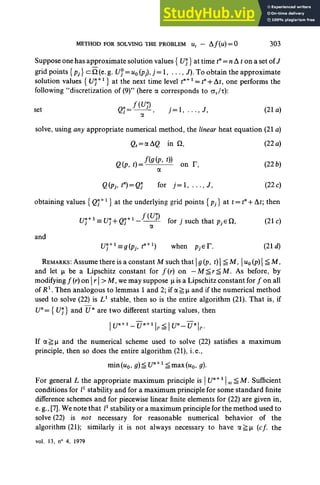 A Numerical Method For Solving The Problem U T - Delta F (U) 0 | PDF