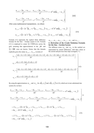 A Numerical Solution for Sine Gordon Type System | PDF