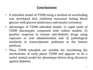 Zebra fish models for diabetes | PPTX