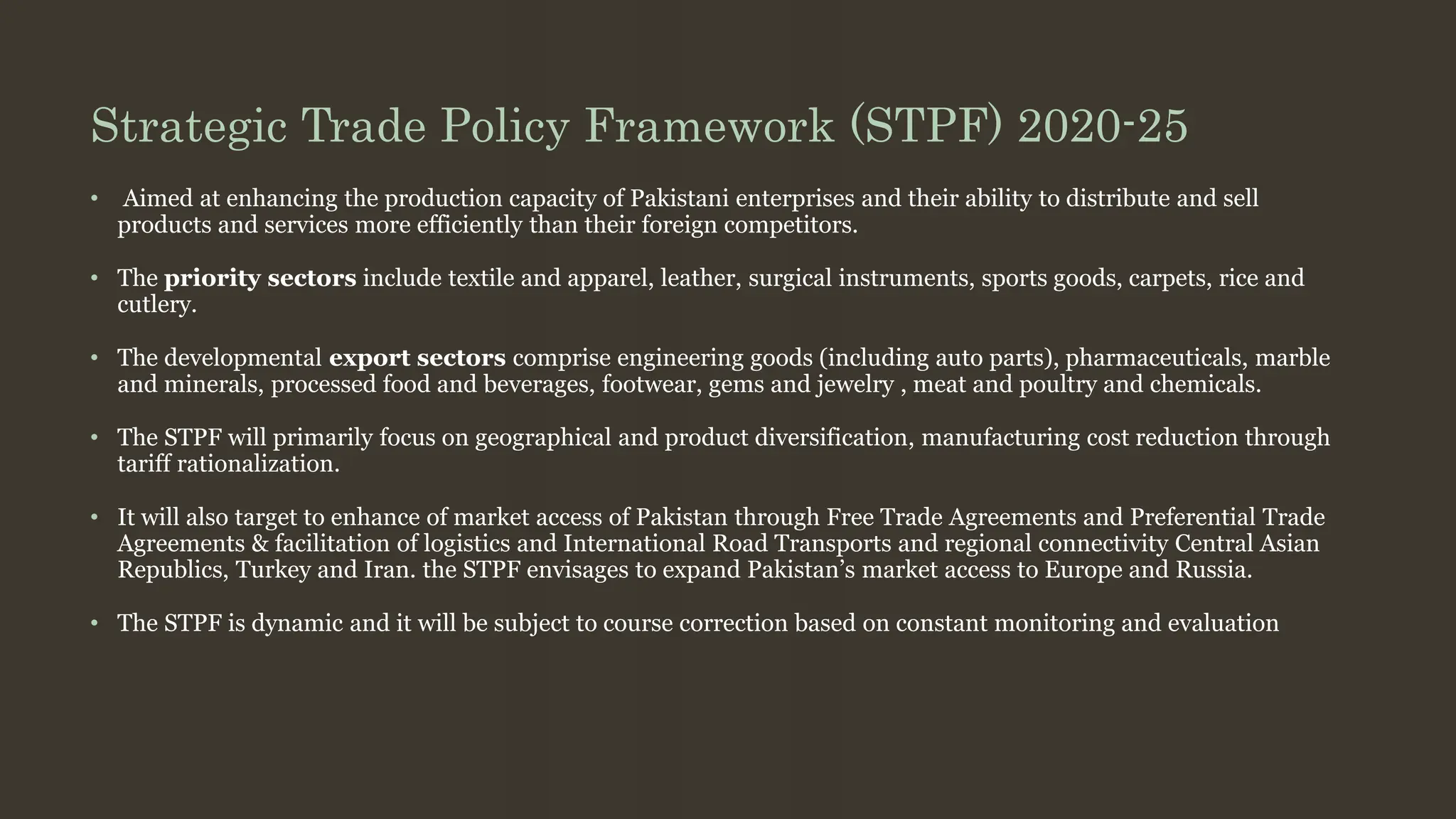 Current Trade Policies of Pakistan | PPTX
