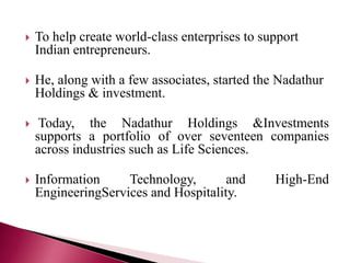 N S Raghavan | PPTX | Non-Profit Organizations | Industries