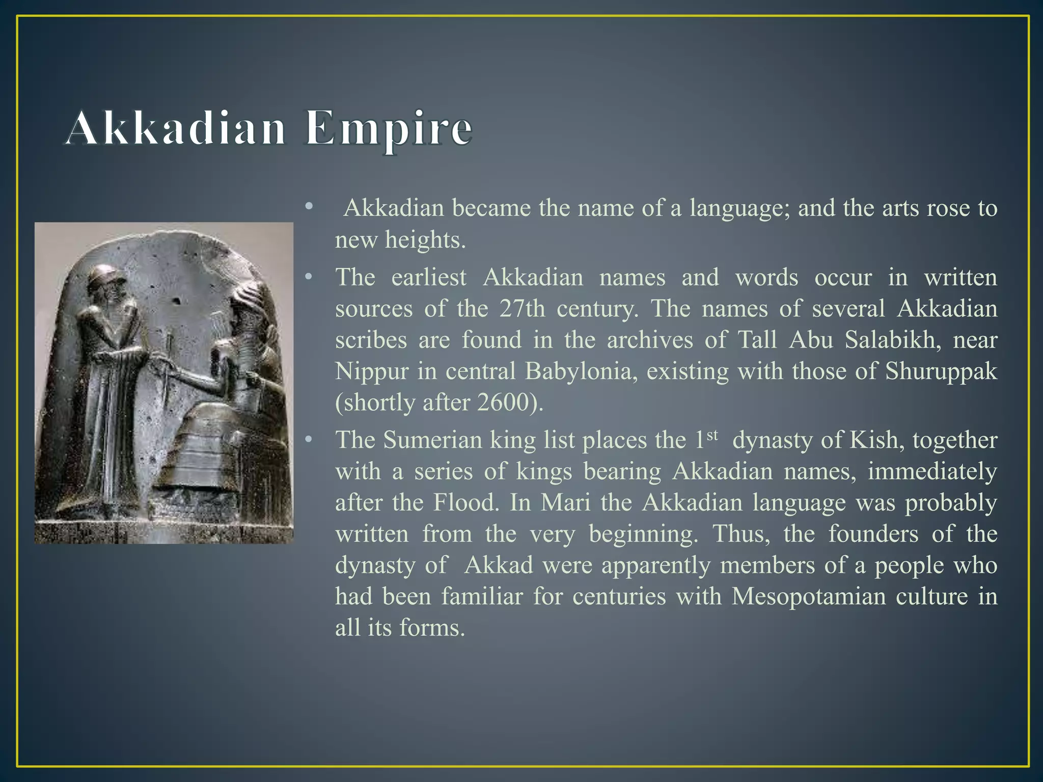 Political History of Akkadians | PPT
