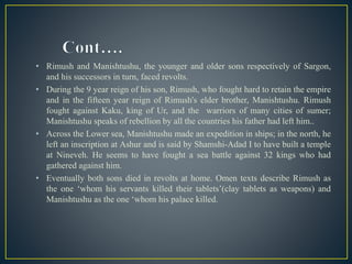 Political History of Akkadians | PPT