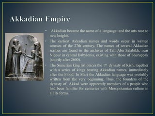 Political History of Akkadians | PPT