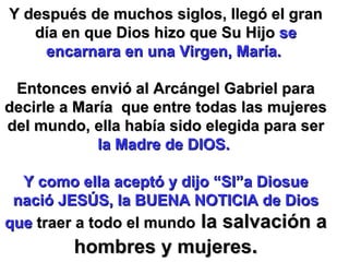 Anunciación y si de maría a dios. rocío de blanco pps | PPT