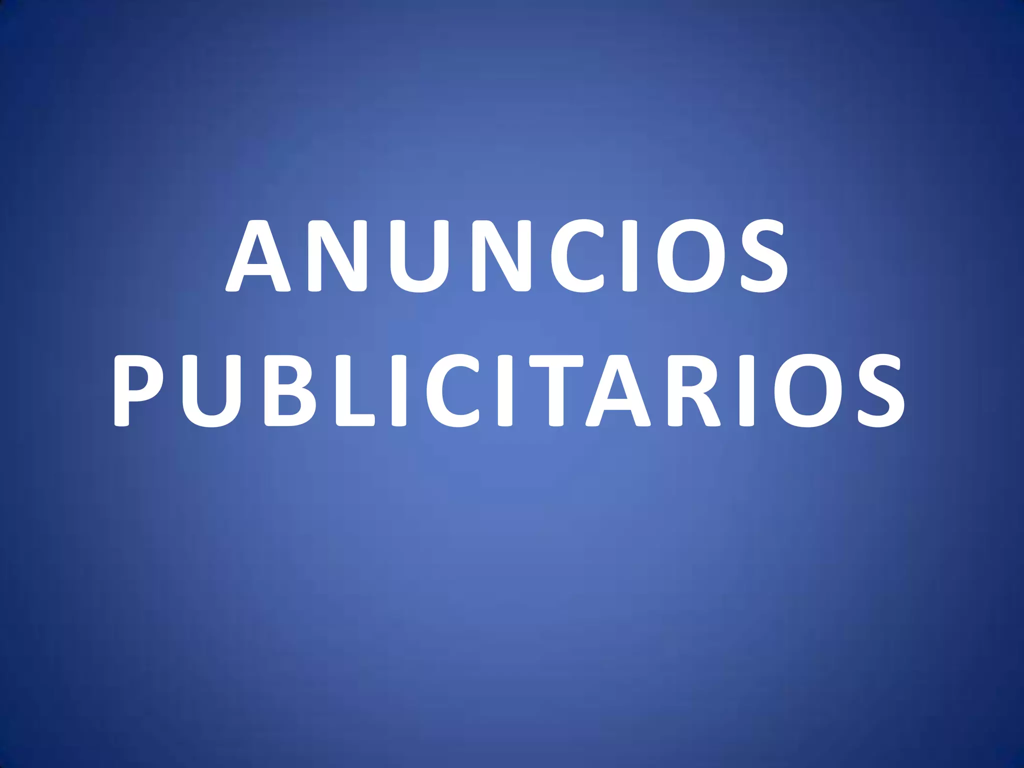 Anuncios | PPSX