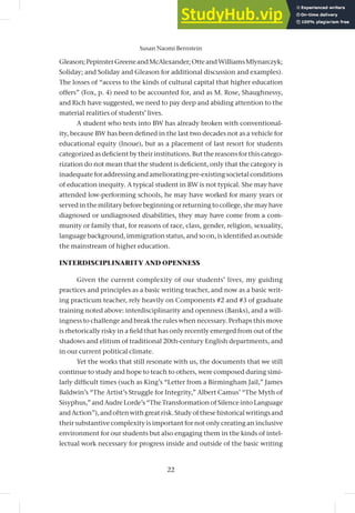 An Unconventional Education A Letter To Basic Writing Practicum ...