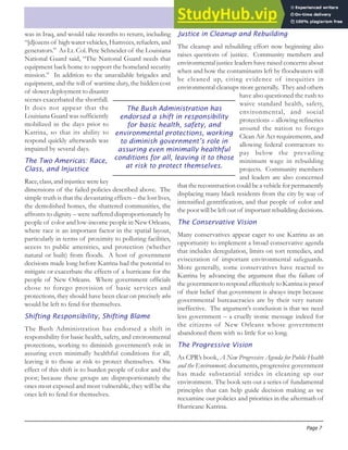 An Unnatural Disaster The Aftermath Of Hurricane Katrina | PDF