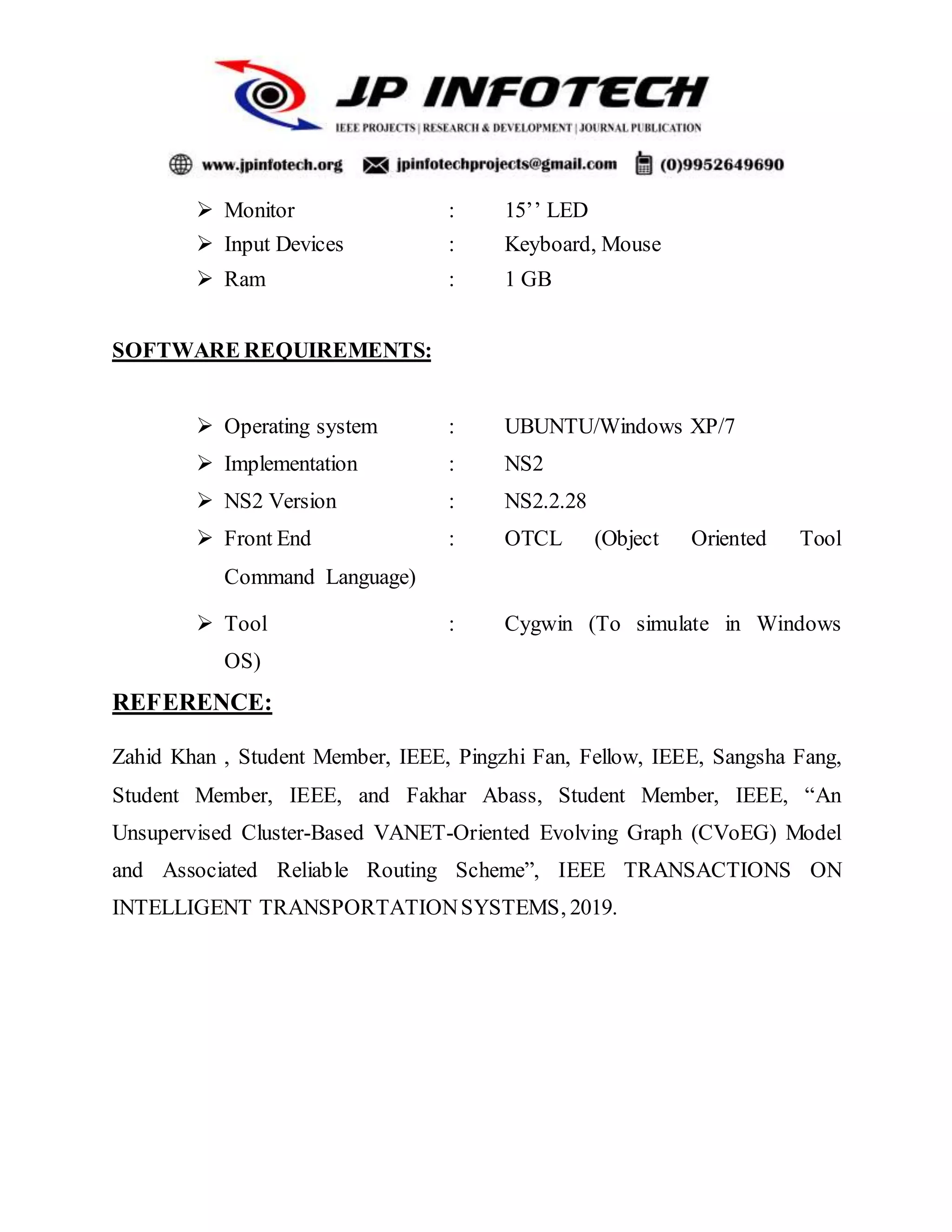 An Unsupervised Cluster-Based VANET-Oriented Evolving Graph (CVoEG) Model and Associated ...
