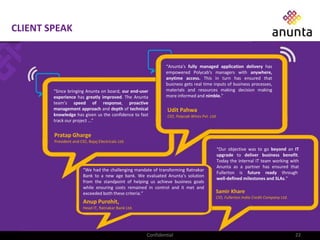 Anunta Tech Corporate Presentation (5Feb15) | PPT