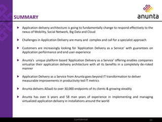 Anunta Tech Corporate Presentation (5Feb15) | PPT