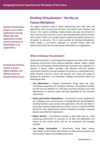 Designing End-User Experience for Workplace of the Future | PDF | Desktops | Computing