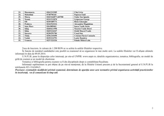 Anunt organizare examen | PDF