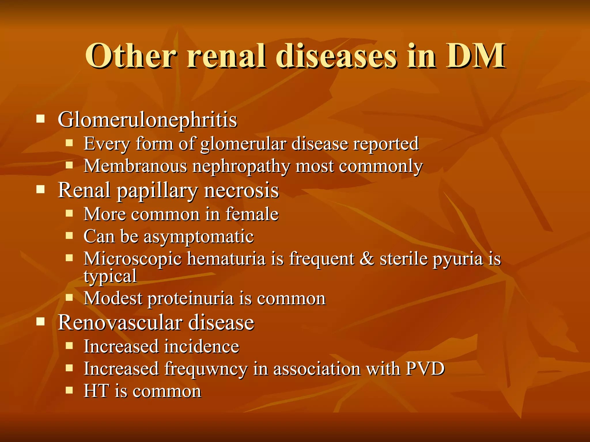 An Unusual Case Of Renal Failure | PPT