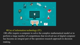 Operations Research - Meaning, Origin & Characteristics | PPT