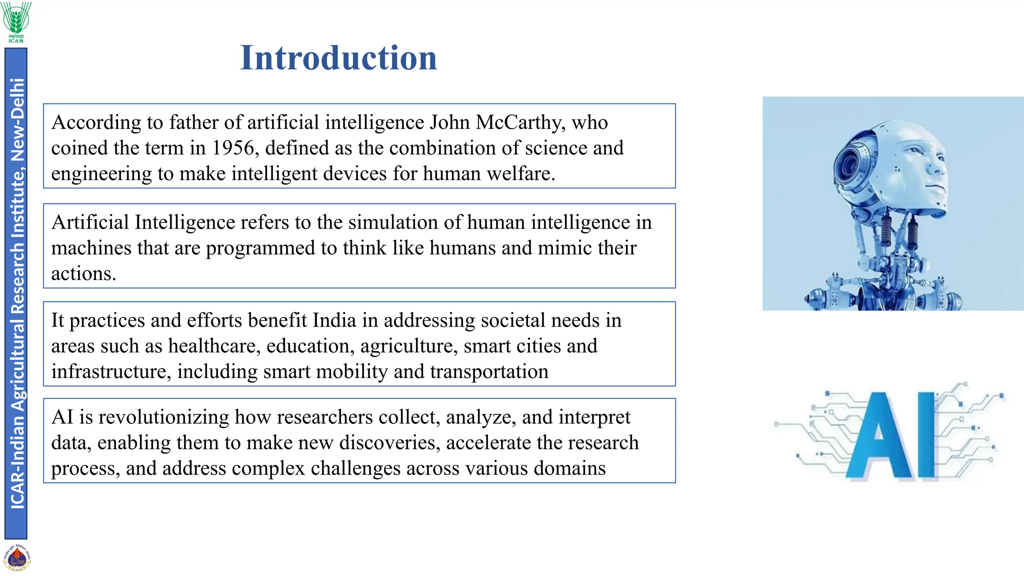 Application of artificial intelligence in vegetable crops | PPTX