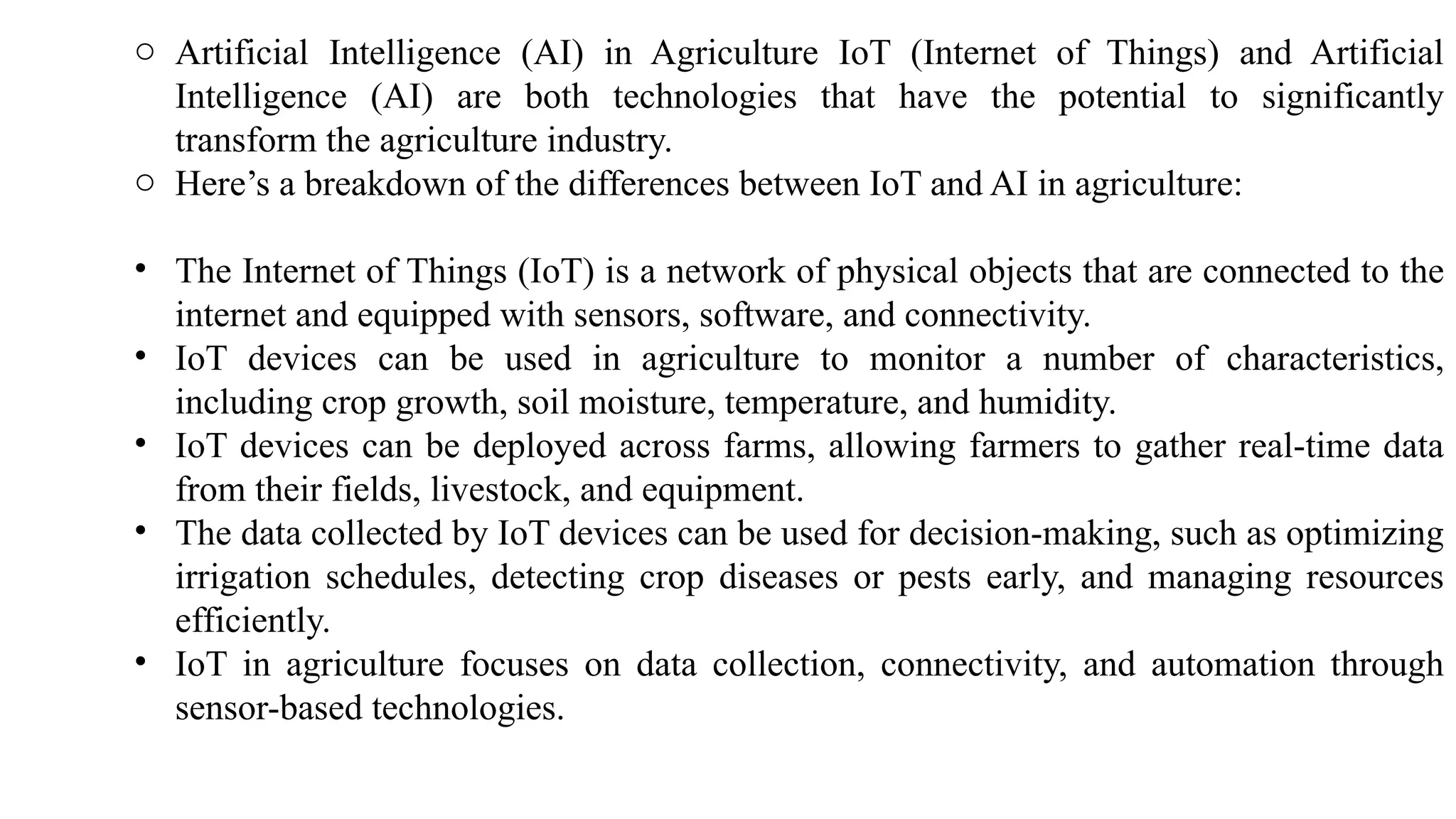 Application of artificial intelligence in vegetable crops | PPTX
