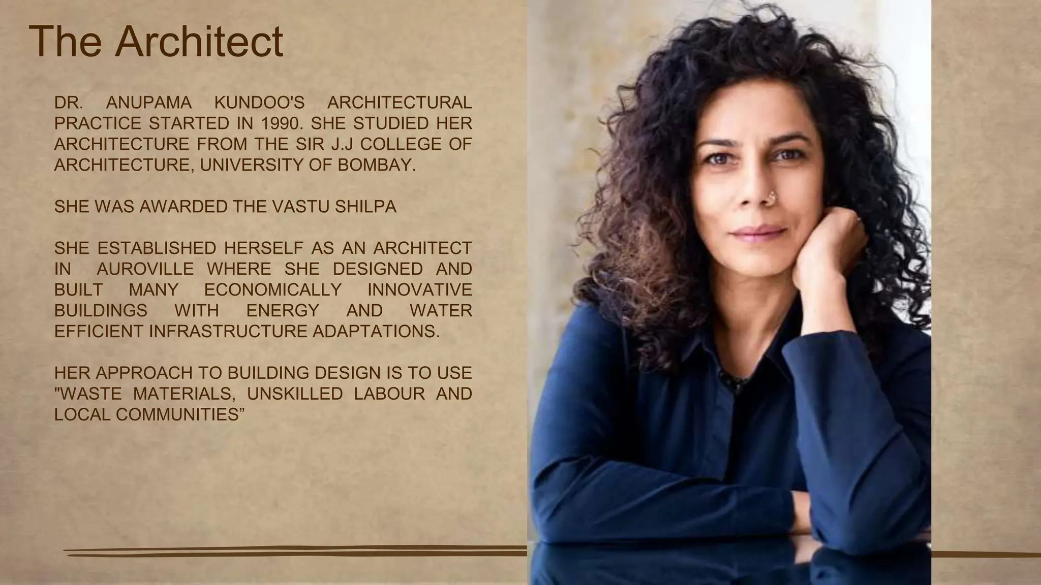 Anupama Kundoo Cost Effective detailed ppt with plans and elevations with details related to the ...