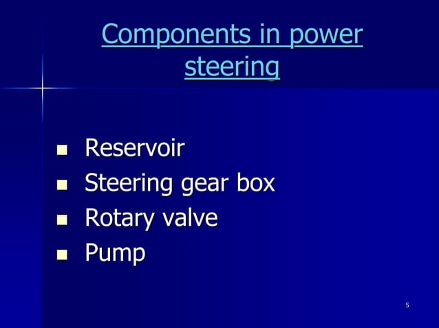 Power Steering
