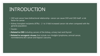 An update on cancer after kidney transplantation | PPTX