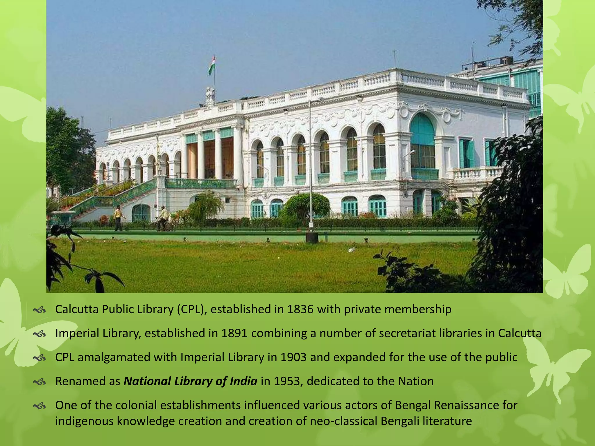 The Legacy of Bengal Renaissance in Public Library Development in India ...