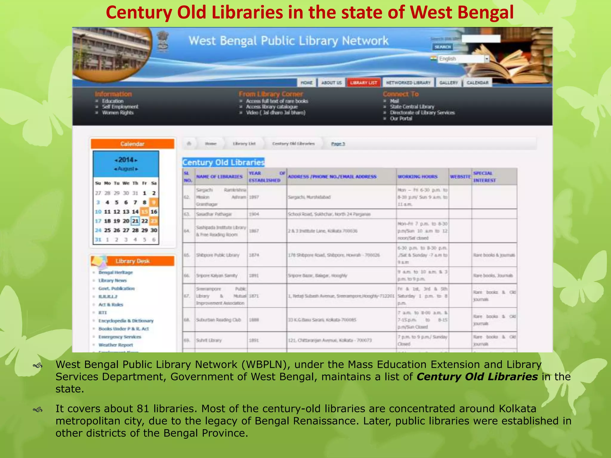 The Legacy of Bengal Renaissance in Public Library Development in India ...