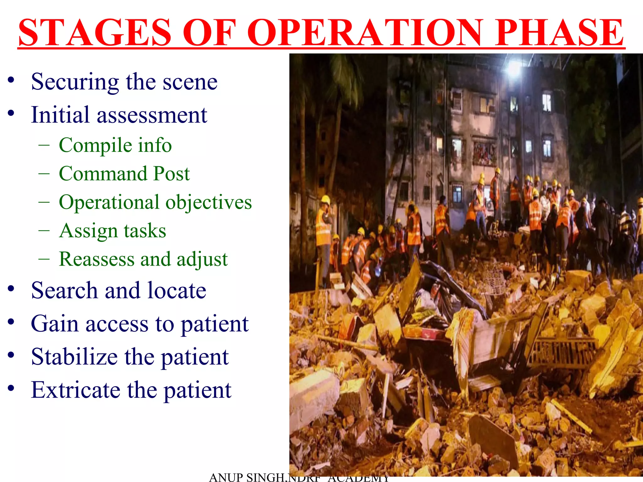 ORGANISING AND STARTING A CSSR OPERATION | PPT
