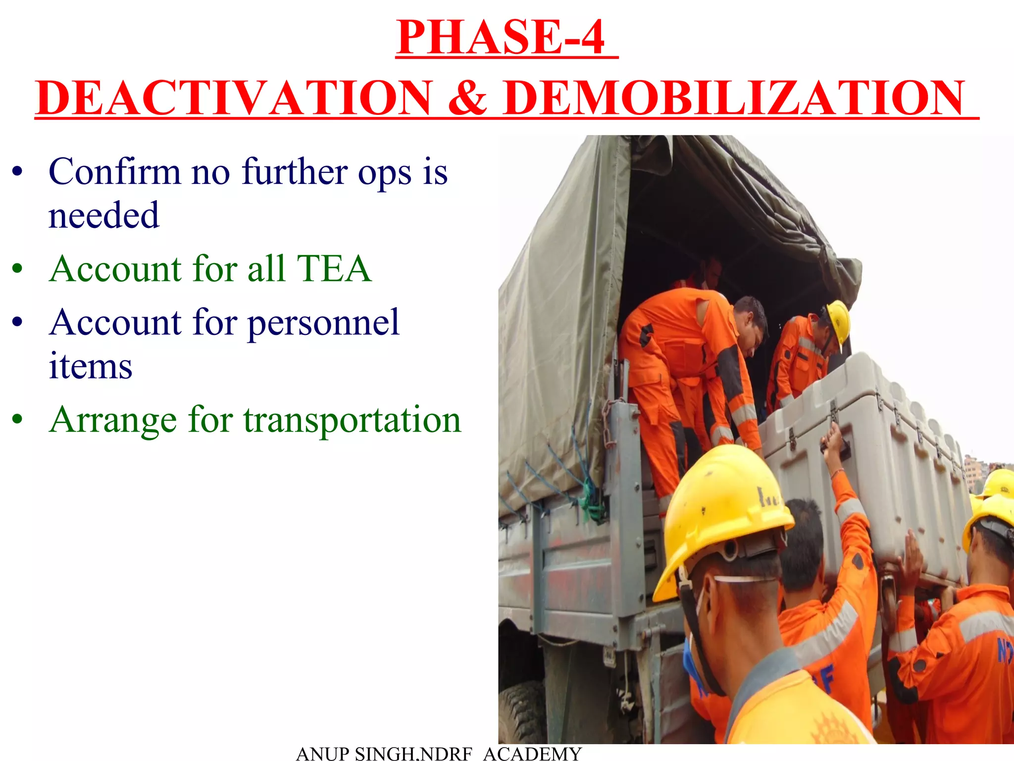 ORGANISING AND STARTING A CSSR OPERATION | PPT
