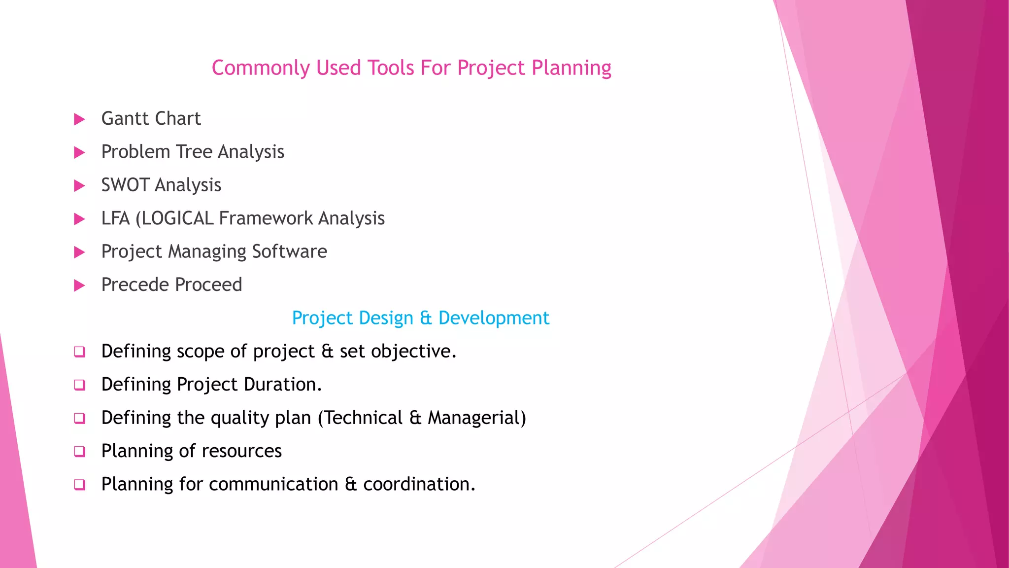 assignment on project planning | PPTX