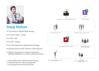 Anup Mohan - Portfolio. | PPT