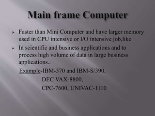 CLASSIFICATION OF COMPUTERS | PPTX