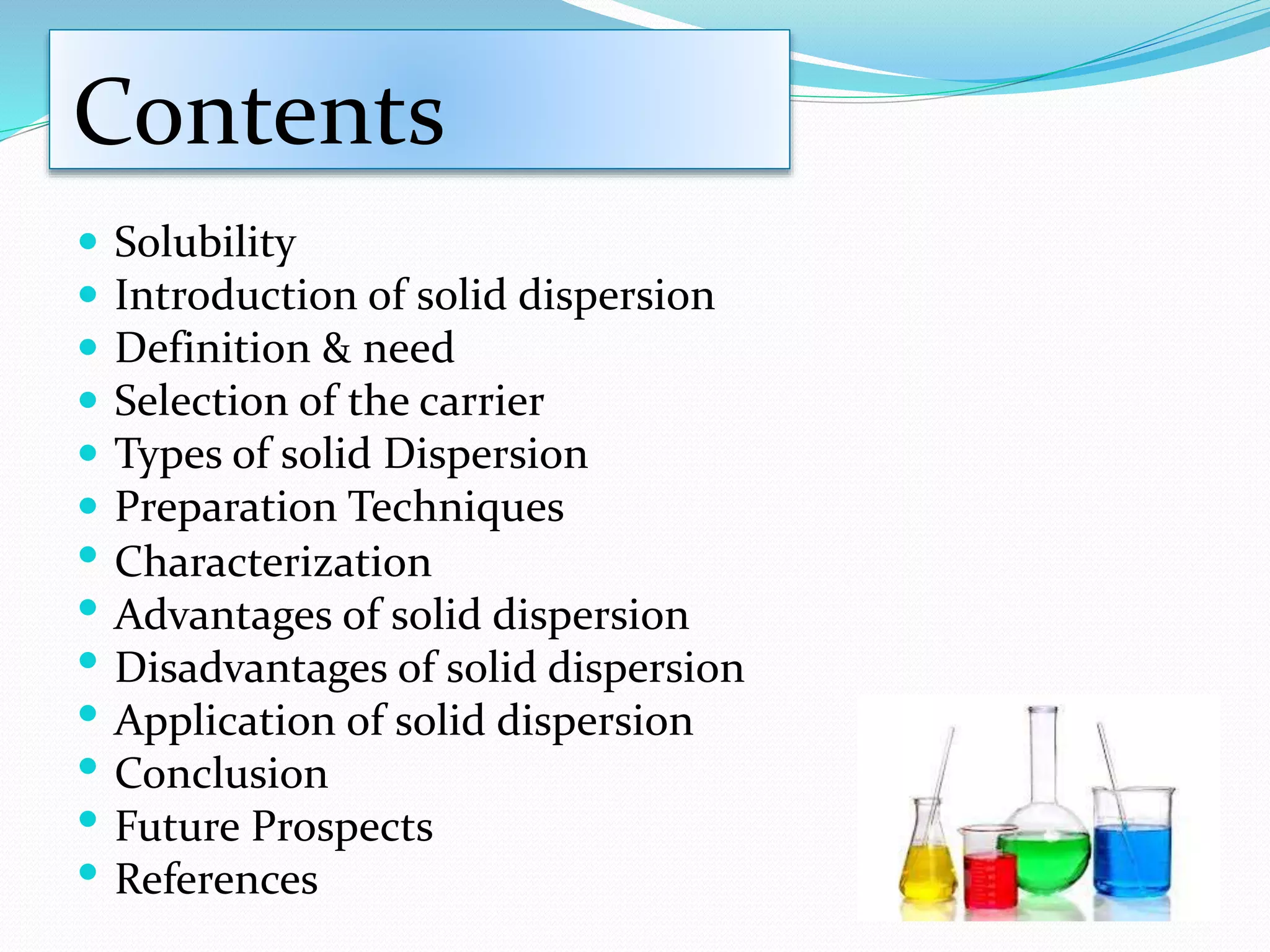 Solid dispersion | PPTX