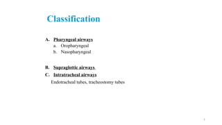 Airway equipments for senior and junior resident | PPTX